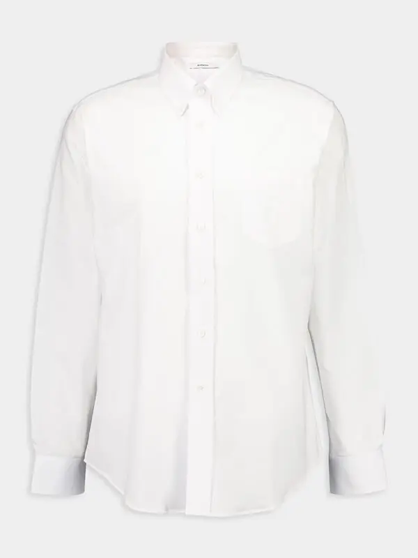 Givenchy Button-down Oxford Cotton Shirt - White