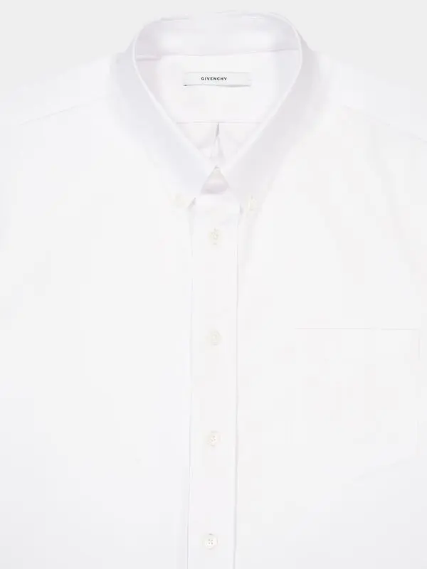 Givenchy Button-down Oxford Cotton Shirt - White