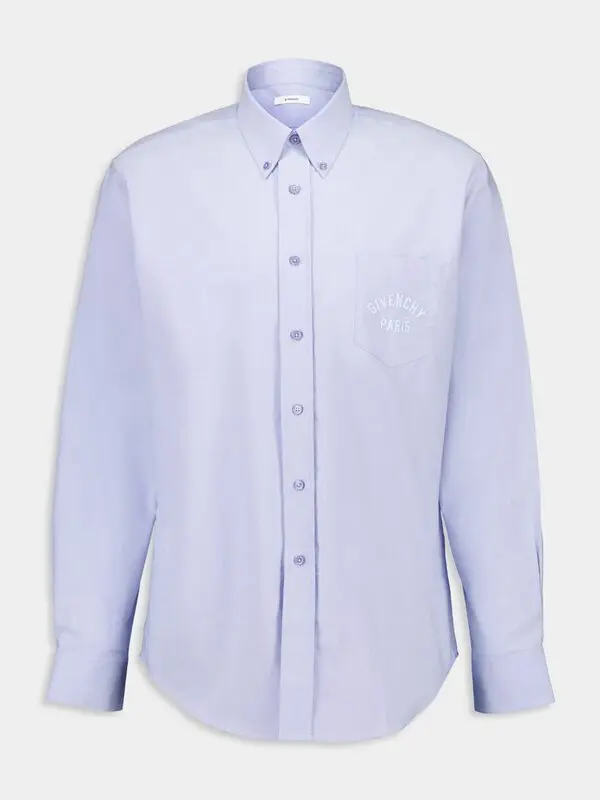 Givenchy Baby Oxford Cotton Shirt - Blue