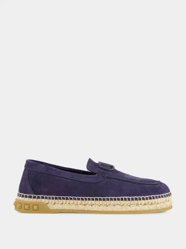 Valentino Garavani Suede Espadrilles - Blue