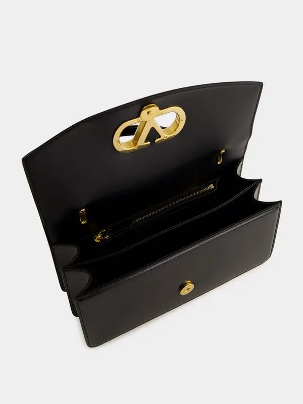 Valentino Garavani Vain Calfskin Top Handle Bag - Black