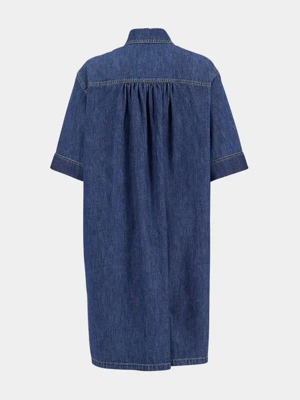 Valentino Garavani Denim Midi Shirt Dress