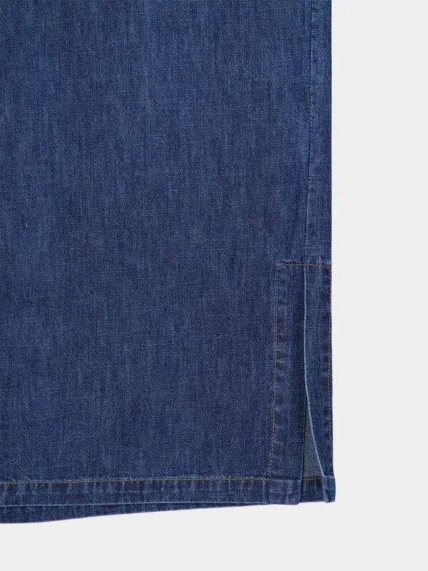 Valentino Garavani Denim Midi Shirt Dress