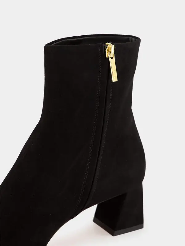 Santoni Leather Marta Ankle Boots