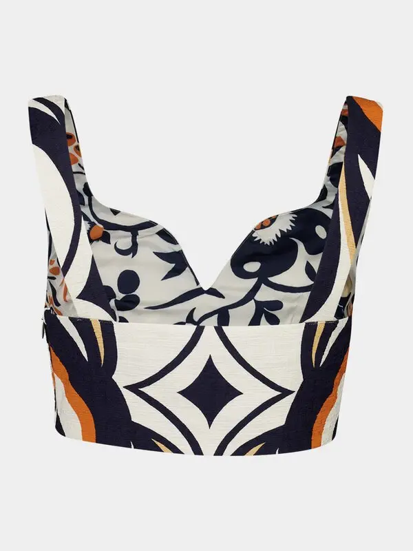 La DoubleJ Jive Macro Cotton Baia Crop Top