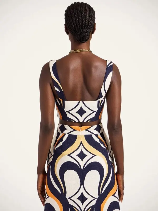 La DoubleJ Jive Macro Cotton Baia Crop Top