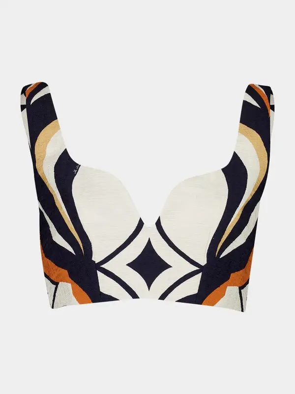 La DoubleJ Jive Macro Cotton Baia Crop Top