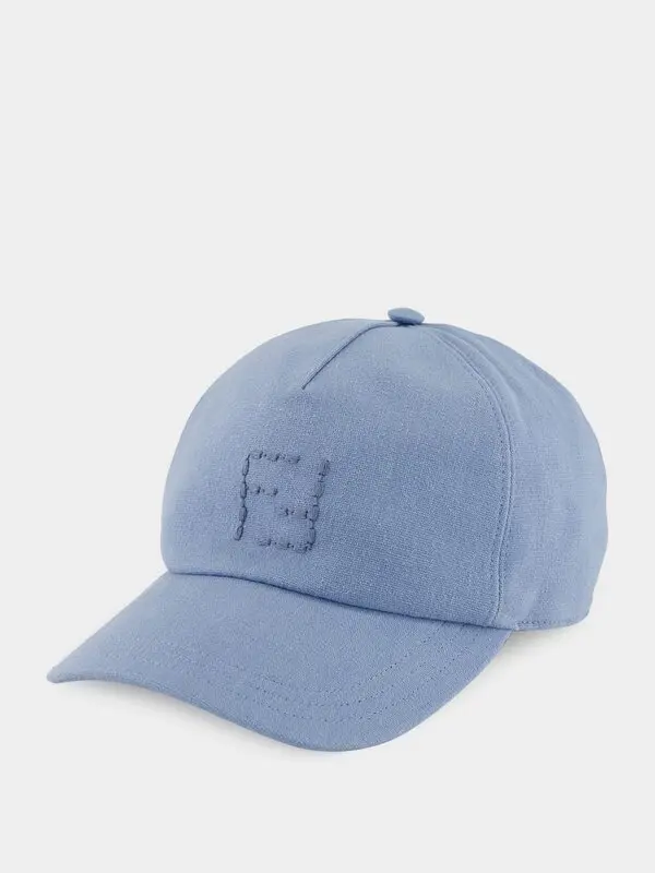 Fendi Canvas Baseball Cap - Blue