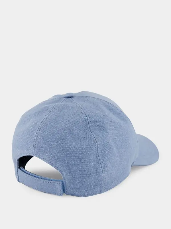 Fendi Canvas Baseball Cap - Blue