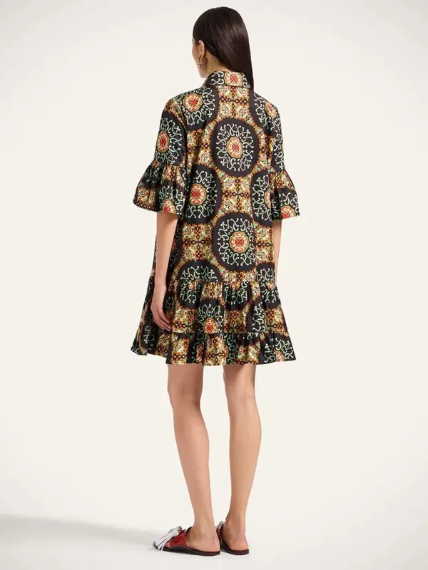La DoubleJ Choux Tiered Mini Dress - Multicolour