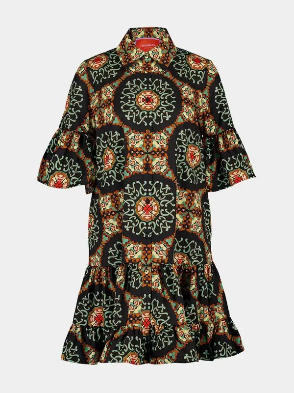 La DoubleJ Choux Tiered Mini Dress - Multicolour