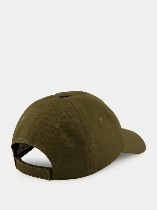 Marni Cotton Logo Baseball Cap - Green