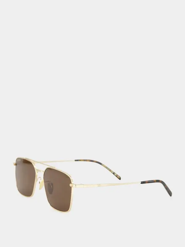 Gucci Aviator Sunglasses - Gold