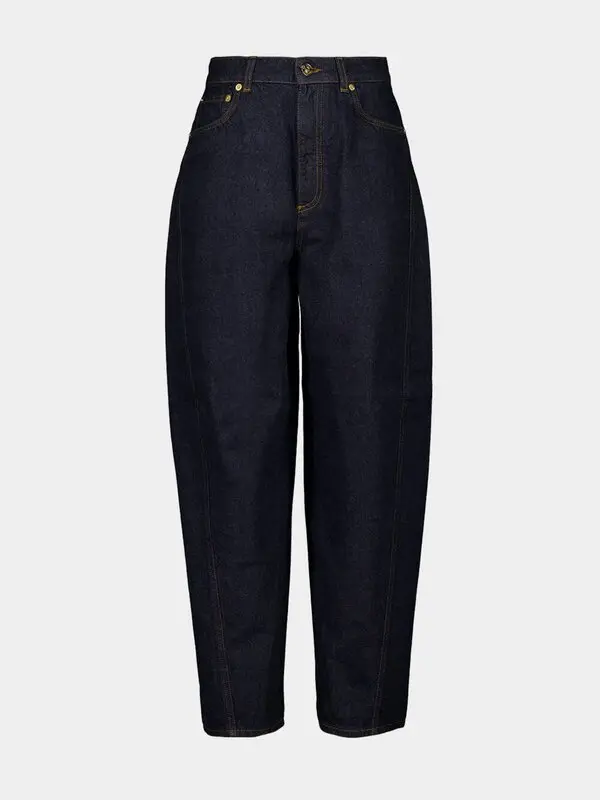 Givenchy Dark Raw Denim Cocoon Jeans
