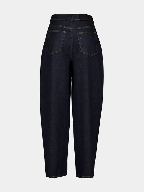 Givenchy Dark Raw Denim Cocoon Jeans