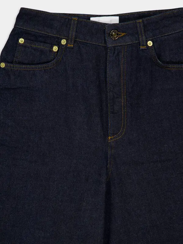Givenchy Dark Raw Denim Cocoon Jeans