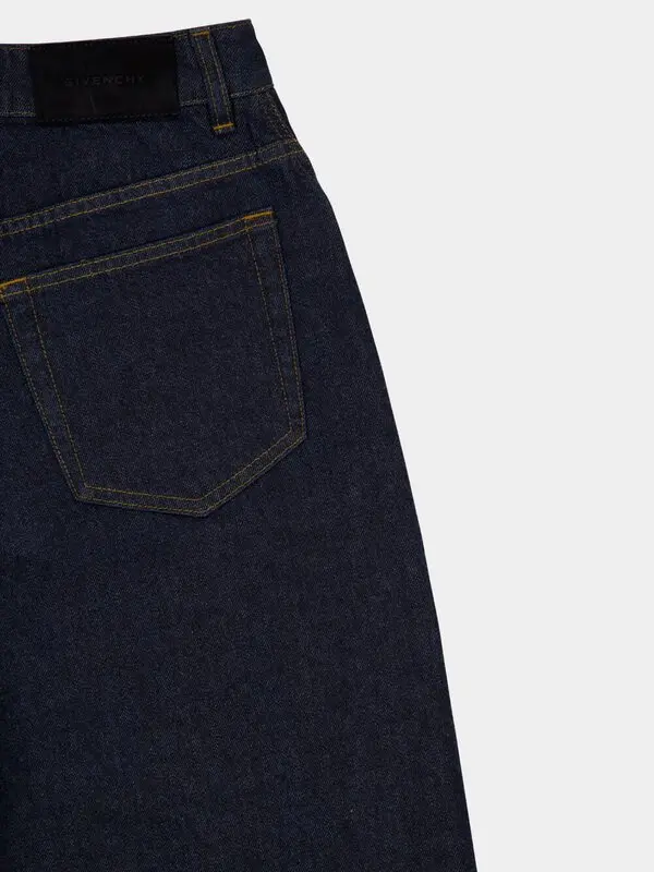 Givenchy Dark Raw Denim Cocoon Jeans