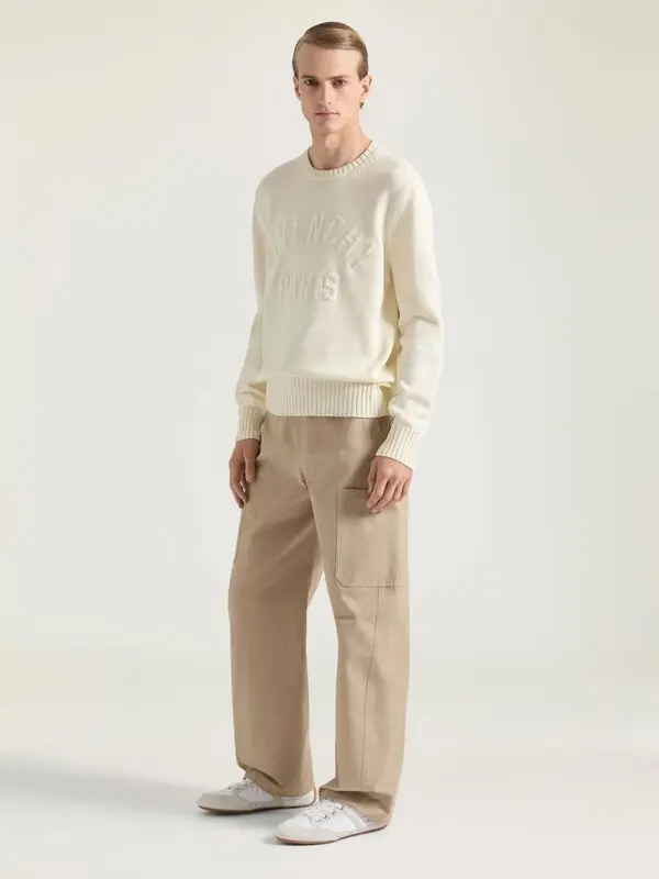 Givenchy Cotton Paris Sweater - Cream