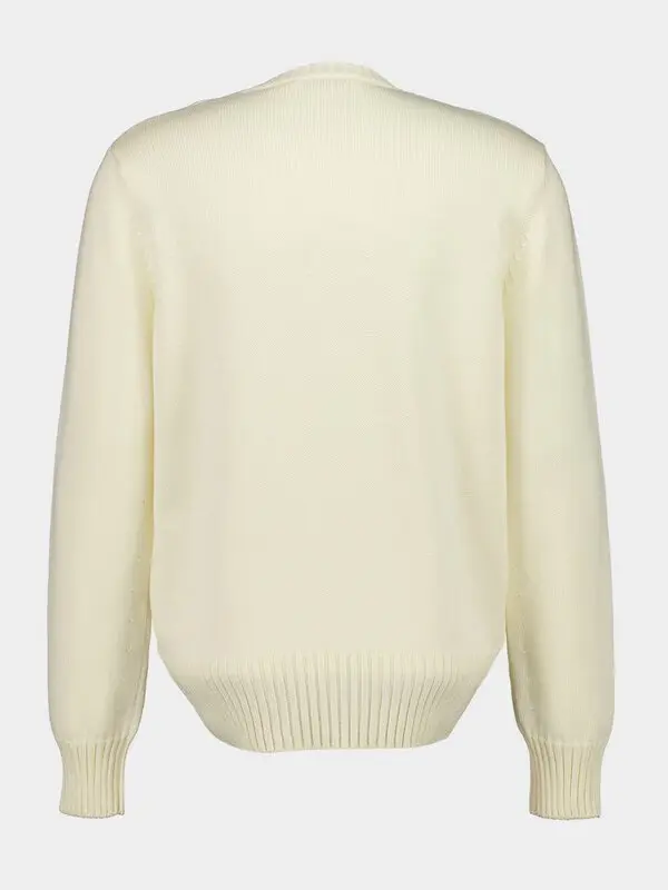 Givenchy Cotton Paris Sweater - Cream