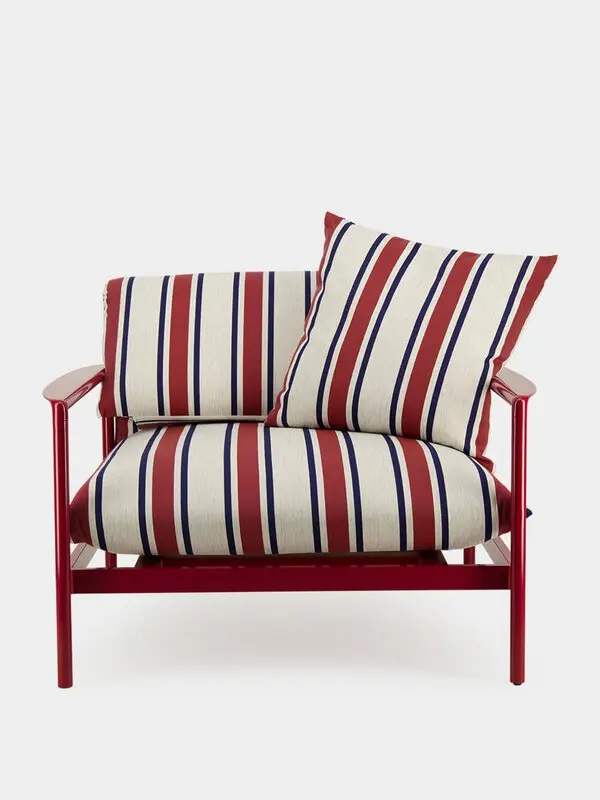 TALENTI Red Stripes Decorative Cushion