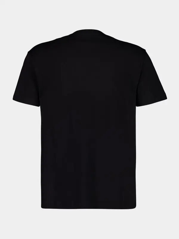 Valentino Garavani Cotton Jersey T-shirt With Vlogo Patch - Black
