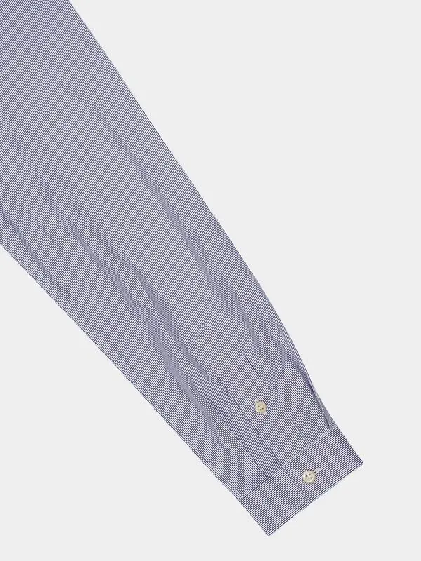 Valentino Garavani And White Striped Cotton Shirt