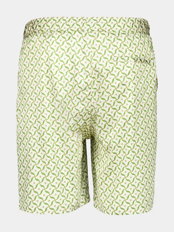 Frescobol Carioca Palma Silk Shorts