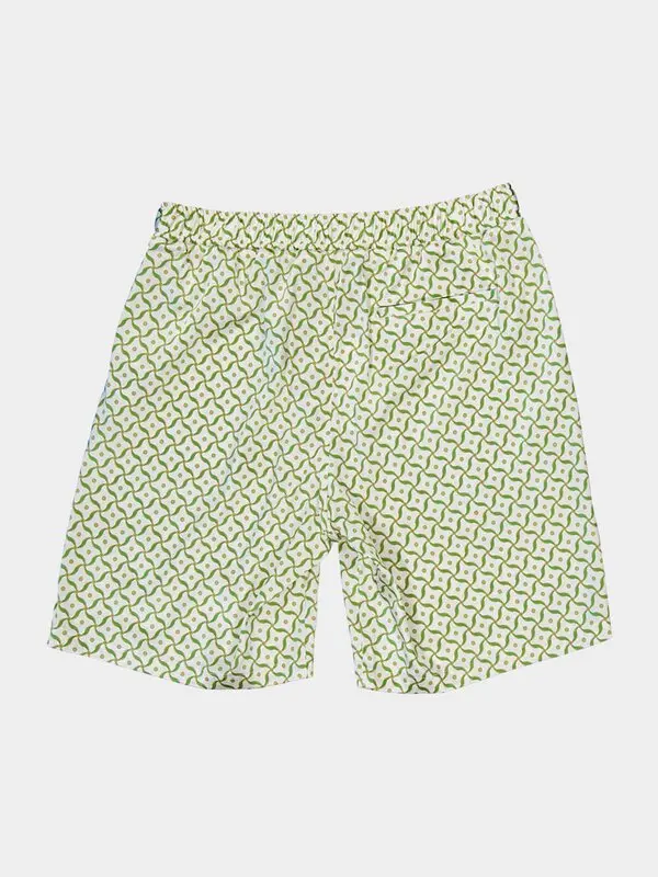 Frescobol Carioca Palma Silk Shorts