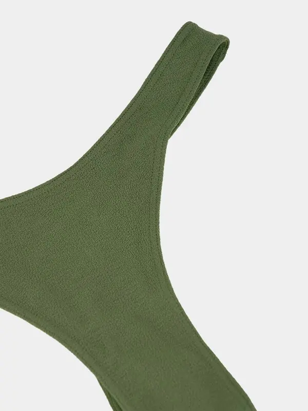 Matteau Nineties Brazilian Bikini Brief - Green