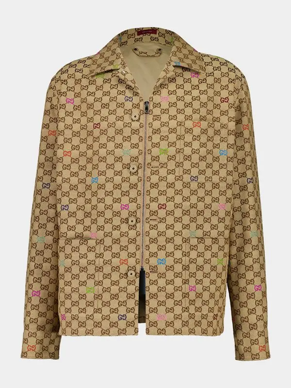 Gucci Gg Canvas Jacket - Multicolour
