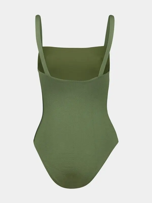 Matteau Safari Crinkle Square One-piece - Green