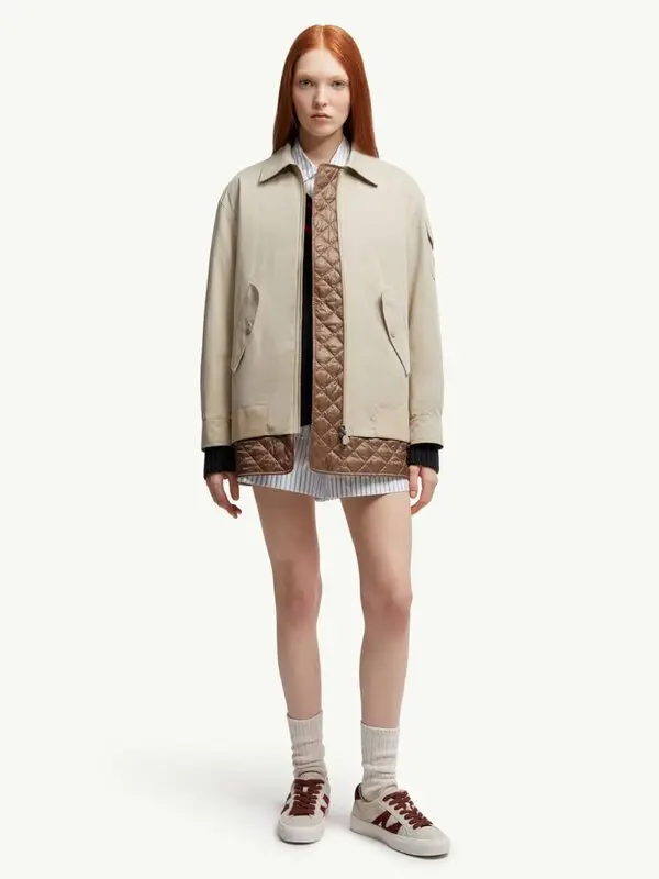 Moncler Felci Padded Shirt Jacket - Beige