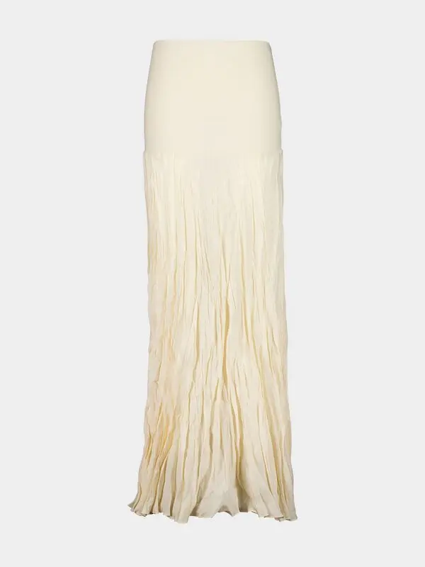Johanna Ortiz Light And Sound Maxi Skirt - Cream