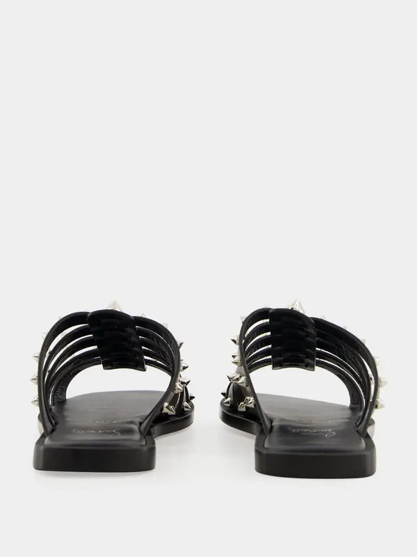 CHRISTIAN LOUBOUTIN Charja Studded Flat Mules