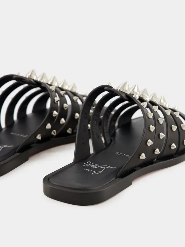 CHRISTIAN LOUBOUTIN Charja Studded Flat Mules