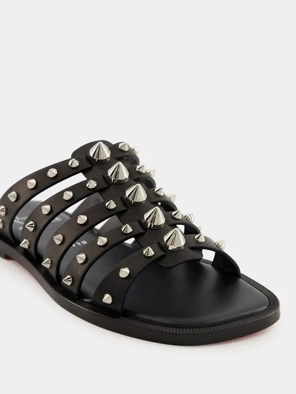 CHRISTIAN LOUBOUTIN Charja Studded Flat Mules