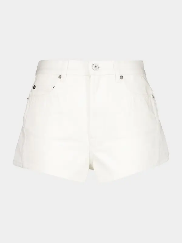 Givenchy Polaris Denim Shorts - White