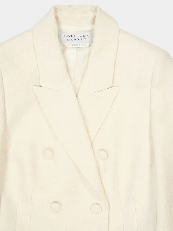 Gabriela Hearst Sedna Silk Tweed Blazer