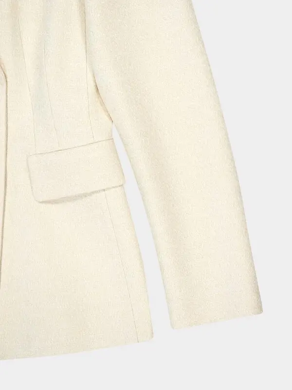 Gabriela Hearst Sedna Silk Tweed Blazer