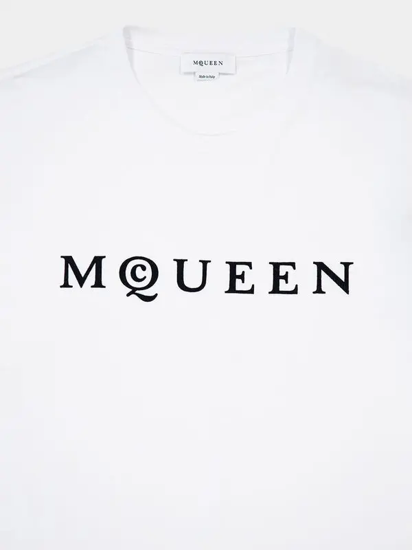 Alexander McQueen Logo Cotton T-shirt