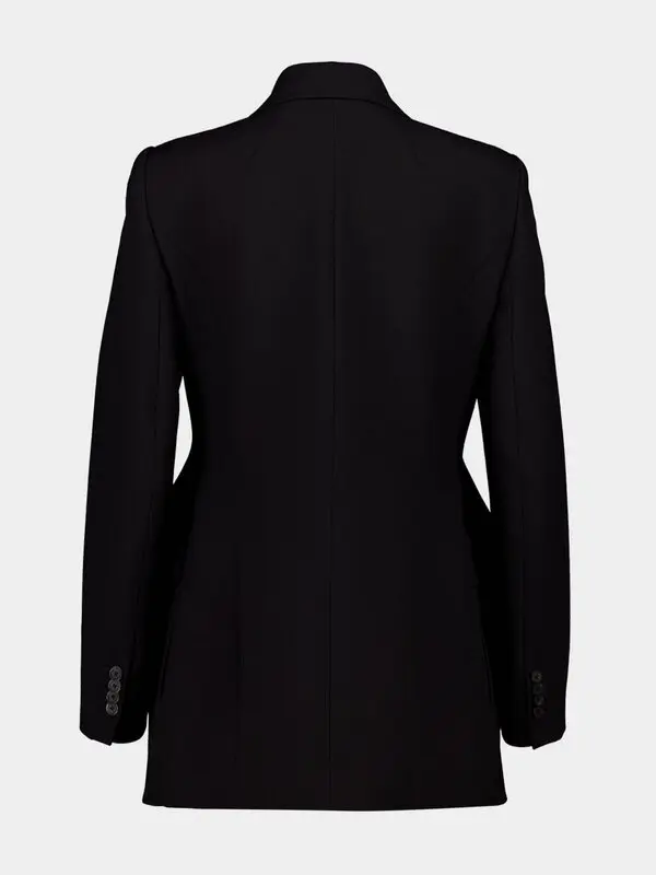 Balenciaga Wool Twill Hourglass Jacket