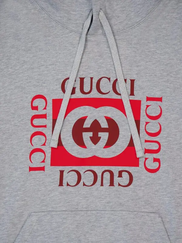 Gucci Interlocking G Print Cotton Jersey Sweatshirt