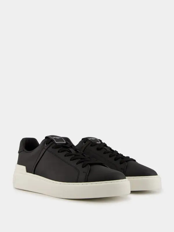 Balmain B-court Calfskin Trainers