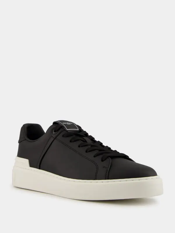 Balmain B-court Calfskin Trainers