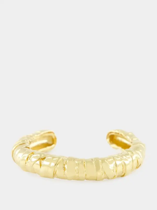 PAOLA SIGHINOLFI Cassandra Textured Bracelet - Gold