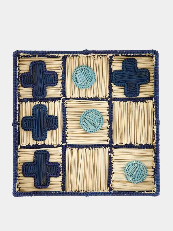 CORO CORA Tic Tac Toe Board Game - Blue