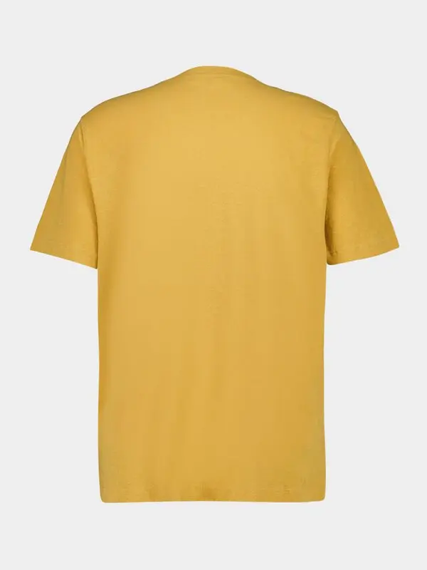 Frescobol Carioca Tuscan Sun Dinis Cotton-linen T-shirt - Orange