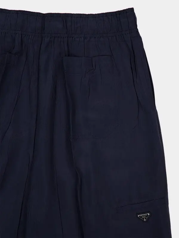 Prada Straight-fit Silk Pants