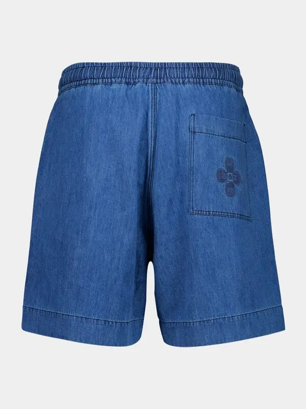 Commas Walk Denim Cotton Shorts