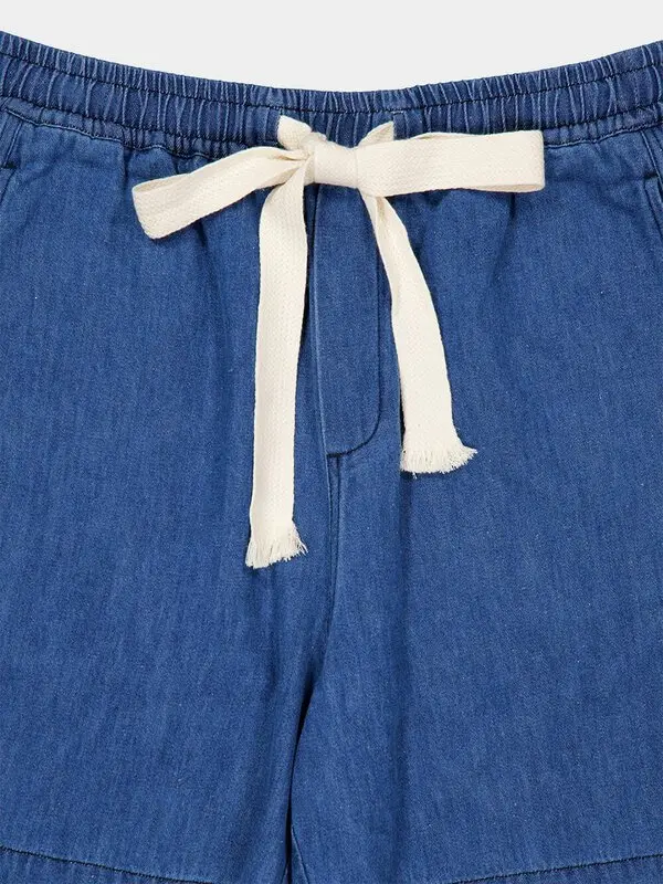Commas Walk Denim Cotton Shorts